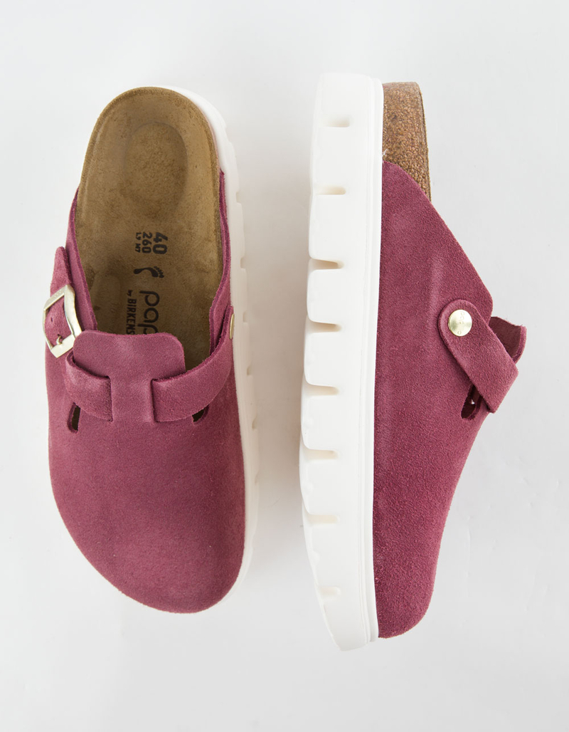 BIRKENSTOCK Papillio Boston Womens Chunky Clogs - BERRY | Tillys
