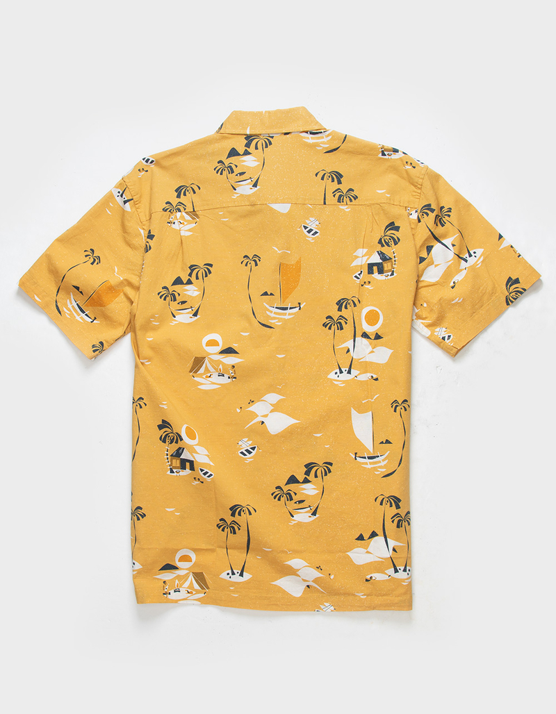 HURLEY Nick Kuchar Rincon Button Up Shirt - GOLD - XXL | Tillys