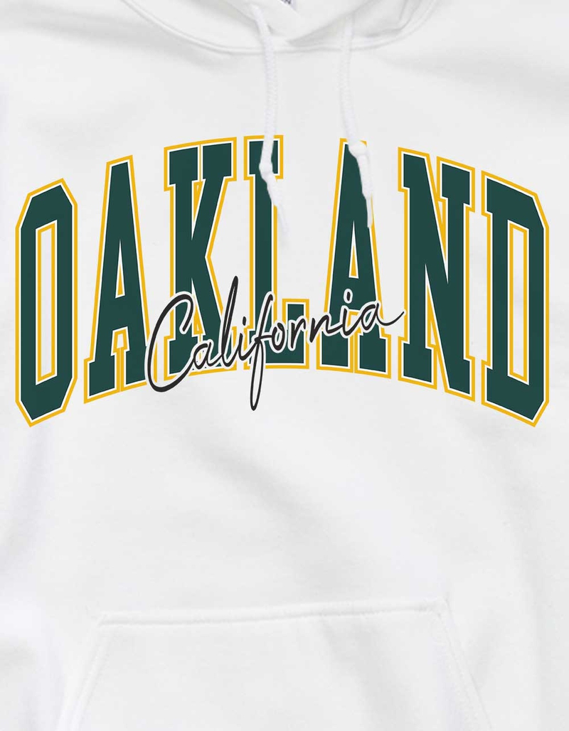 OAKLAND California Script Unisex Hoodie - WHITE | Tillys