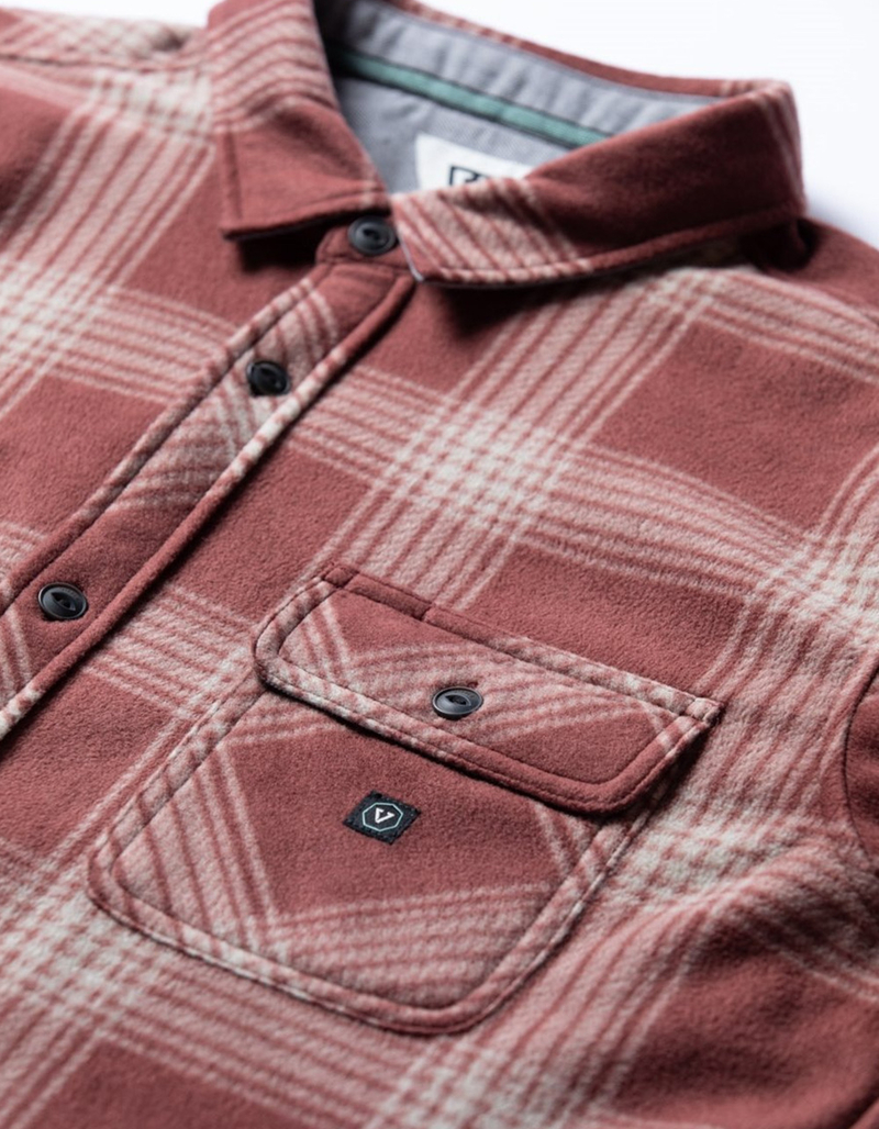 VISSLA Eco-Zy Mens Polar Flannel - RED COMBO | Tillys