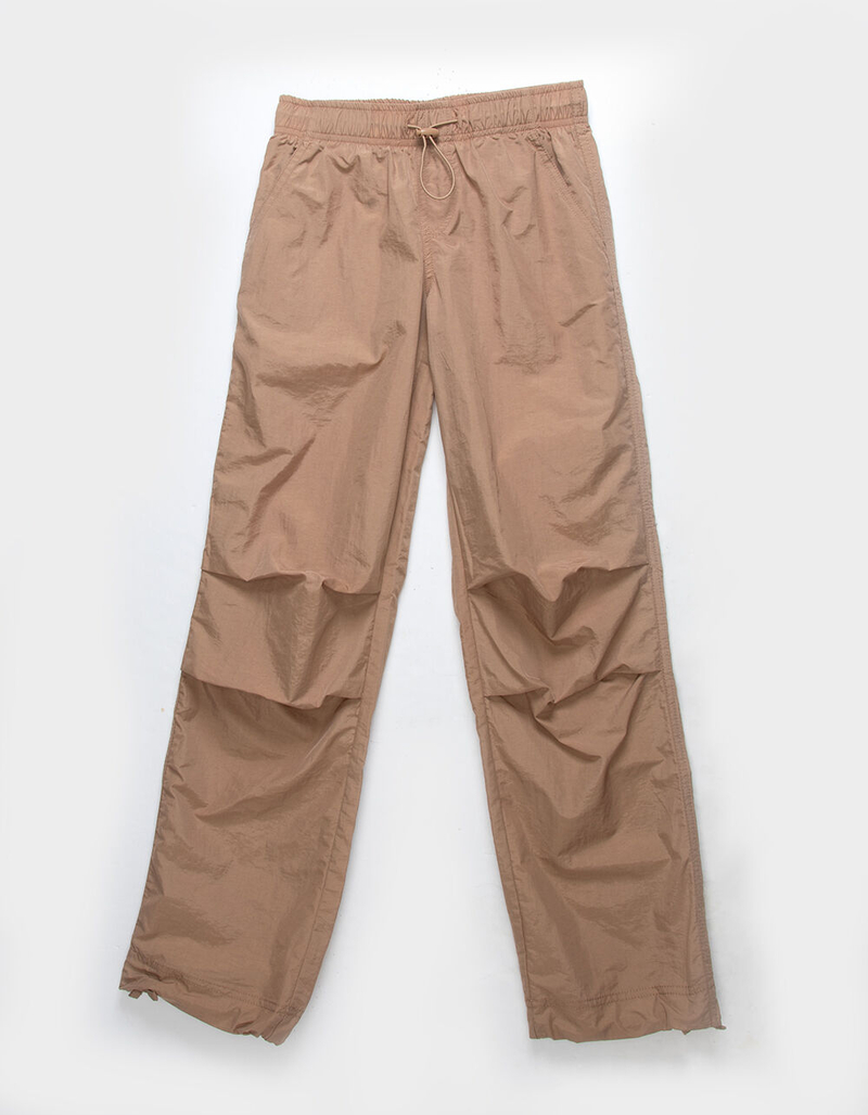 FULL TILT Girls Parachute Pants - BROWN - S | Tillys