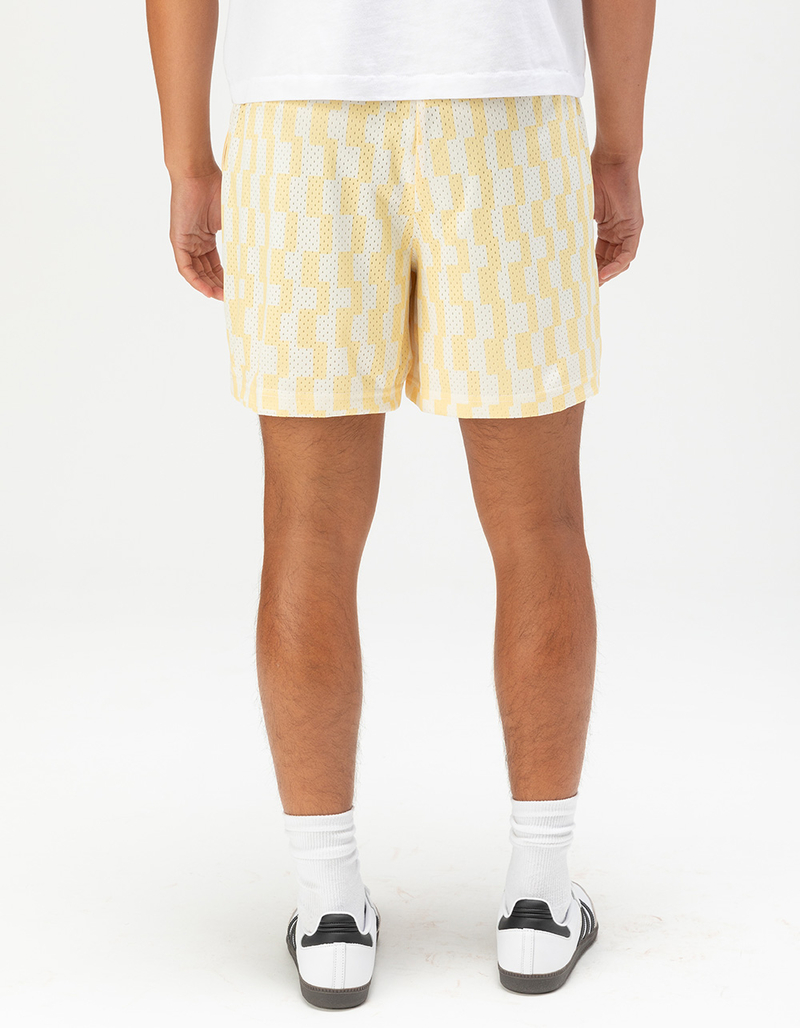 RSQ Mens 6" Mesh Shorts - LT YELLOW | Tillys