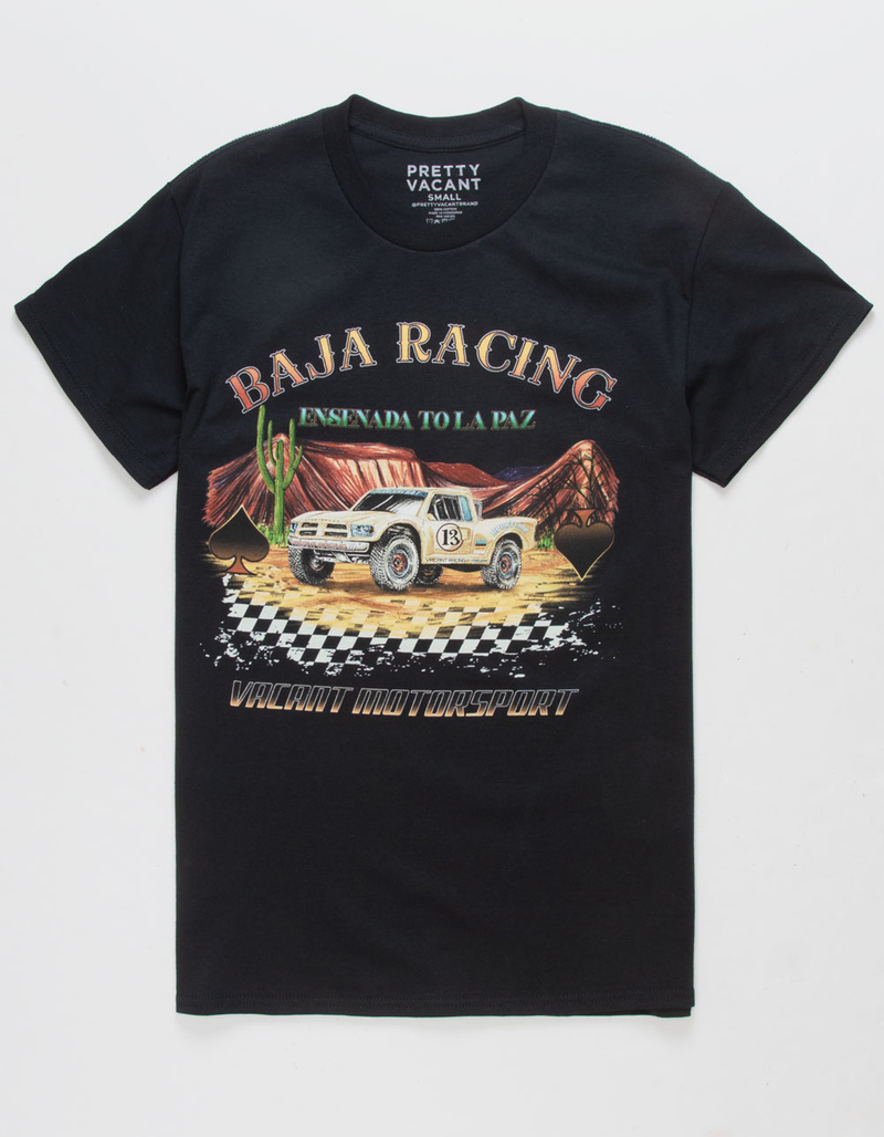 PRETTY VACANT Baja Racing Mens Tee - BLACK | Tillys