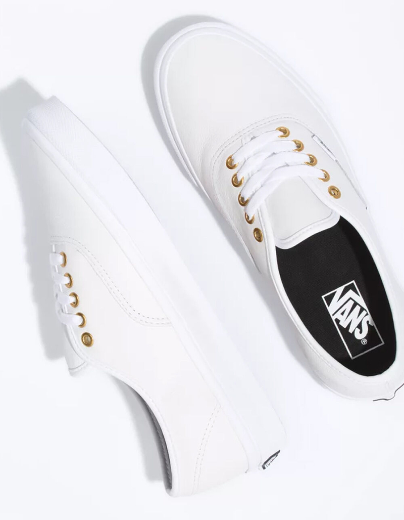 VANS Leather Authentic Mens Shoes - TRUE WHITE/TRUE WHITE | Tillys