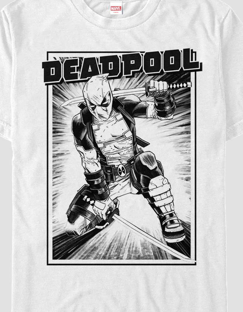 DEADPOOL Samurai Stance Unisex Tee - WHITE | Tillys
