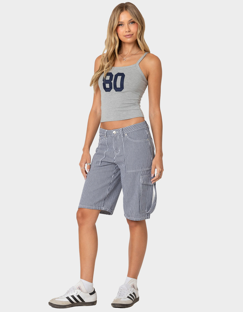 EDIKTED 80's Babe Tank Top - GRAY | Tillys