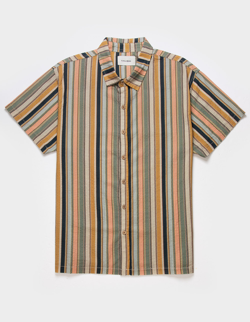 THE CRITICAL SLIDE SOCIETY Strobe Mens Button Up Shirt - MULTI | Tillys