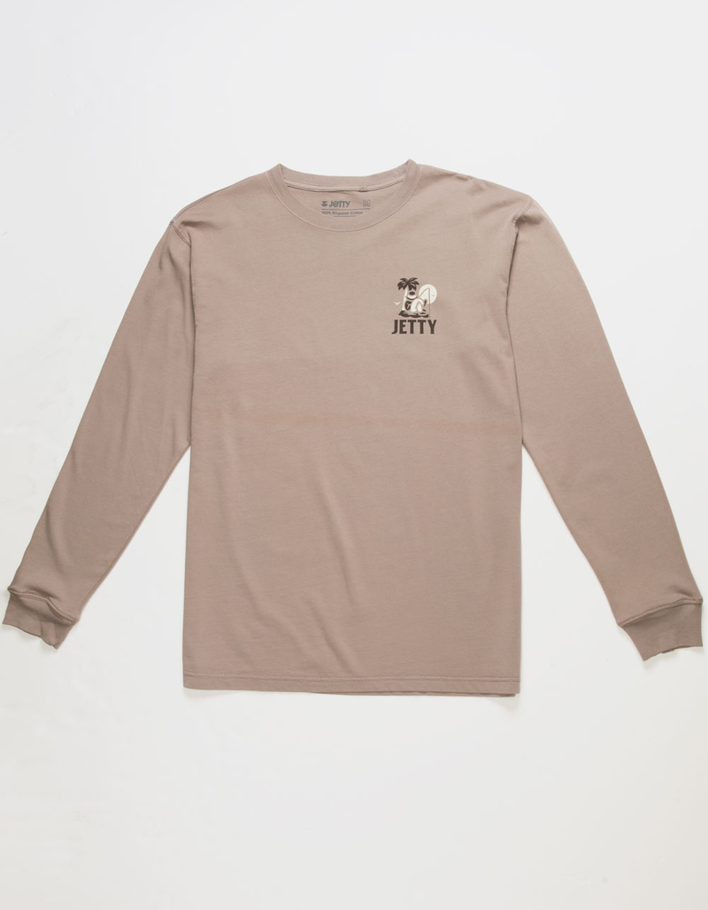 JETTY Stranded Mens Long Sleeve Tee - TAUPE - XL | Tillys