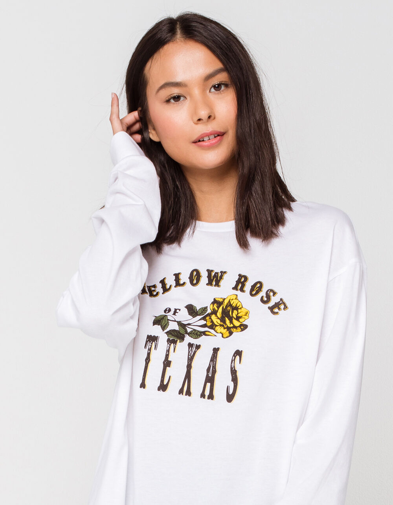 FULL TILT Yellow Rose Texas Womens Tee - WHITE - M | Tillys