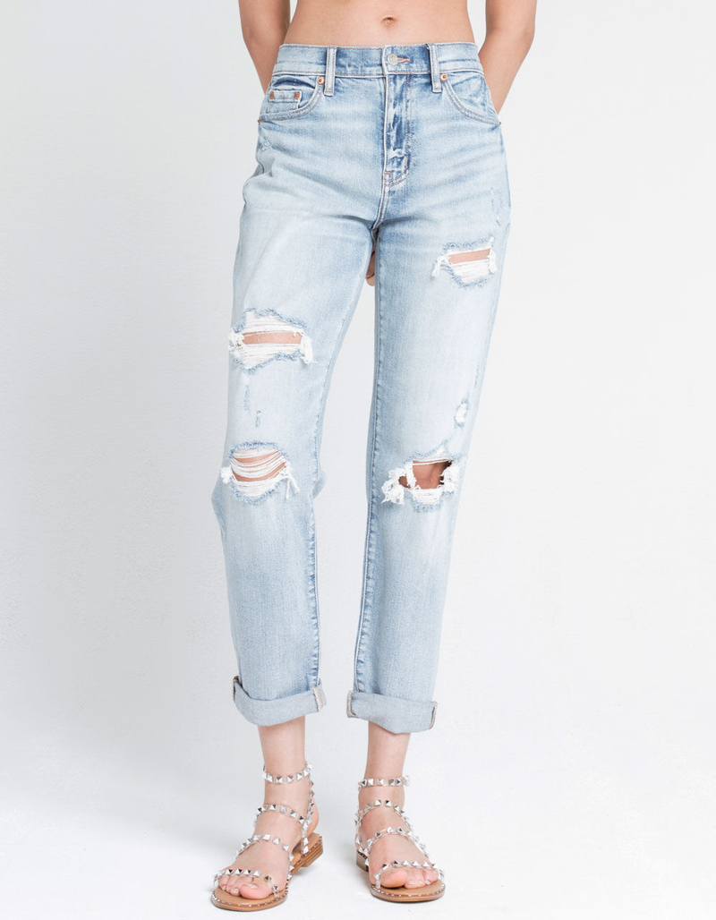 DAZE Love High Rise Womens Boyfriend Jeans - LIGHT WASH - 31 | Tillys