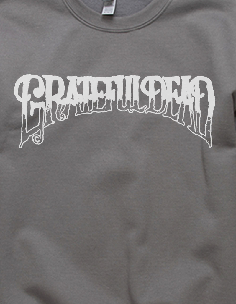 GRATEFUL DEAD Letters Unisex Crewneck Sweatshirt - CHARCOAL - XXL | Tillys