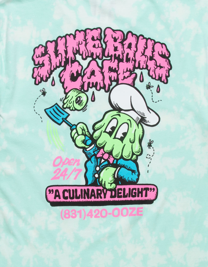 SLIME BALLS Cafe Shop Mens Tee - GREEN COMBO | Tillys