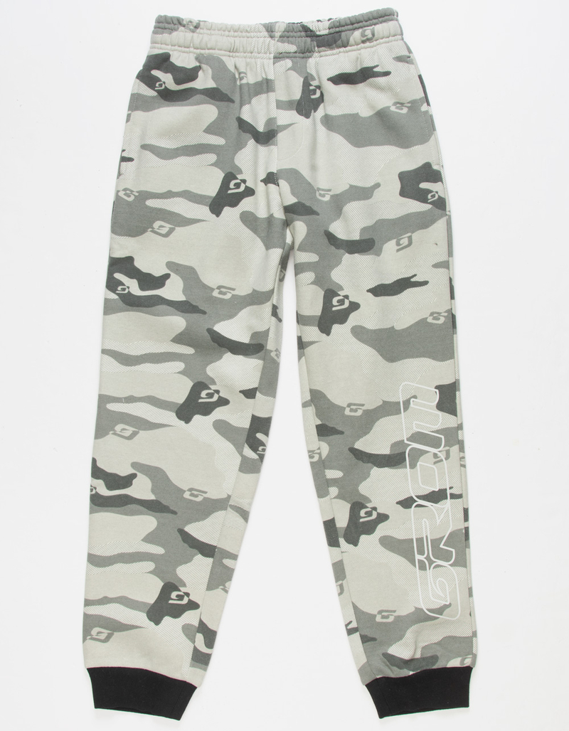 GROM Camo Boys Sweatpants - GRAY - L | Tillys