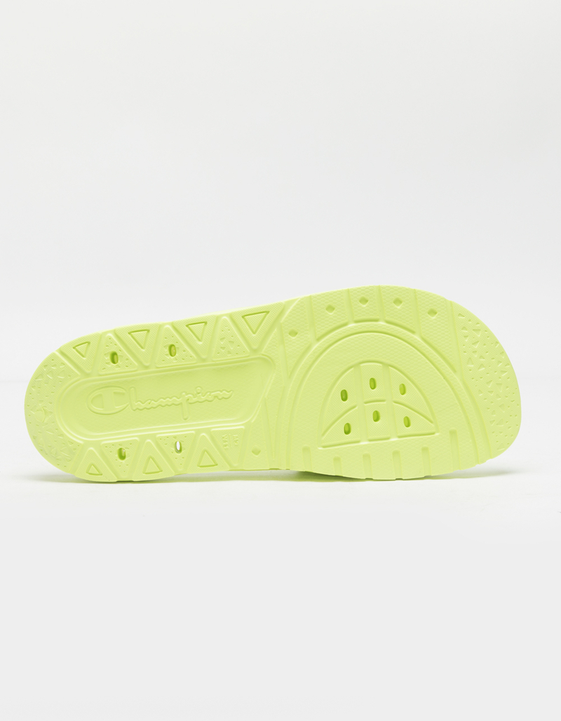 CHAMPION Hydro C Mens Slide Sandals - NEON YELLOW | Tillys