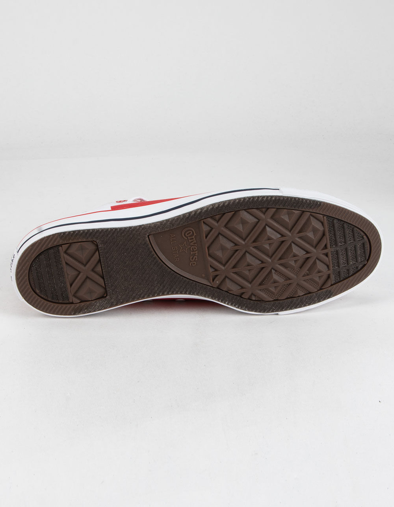CONVERSE Stars & Stripes Chuck Taylor All Star High Top Shoes - RED ...
