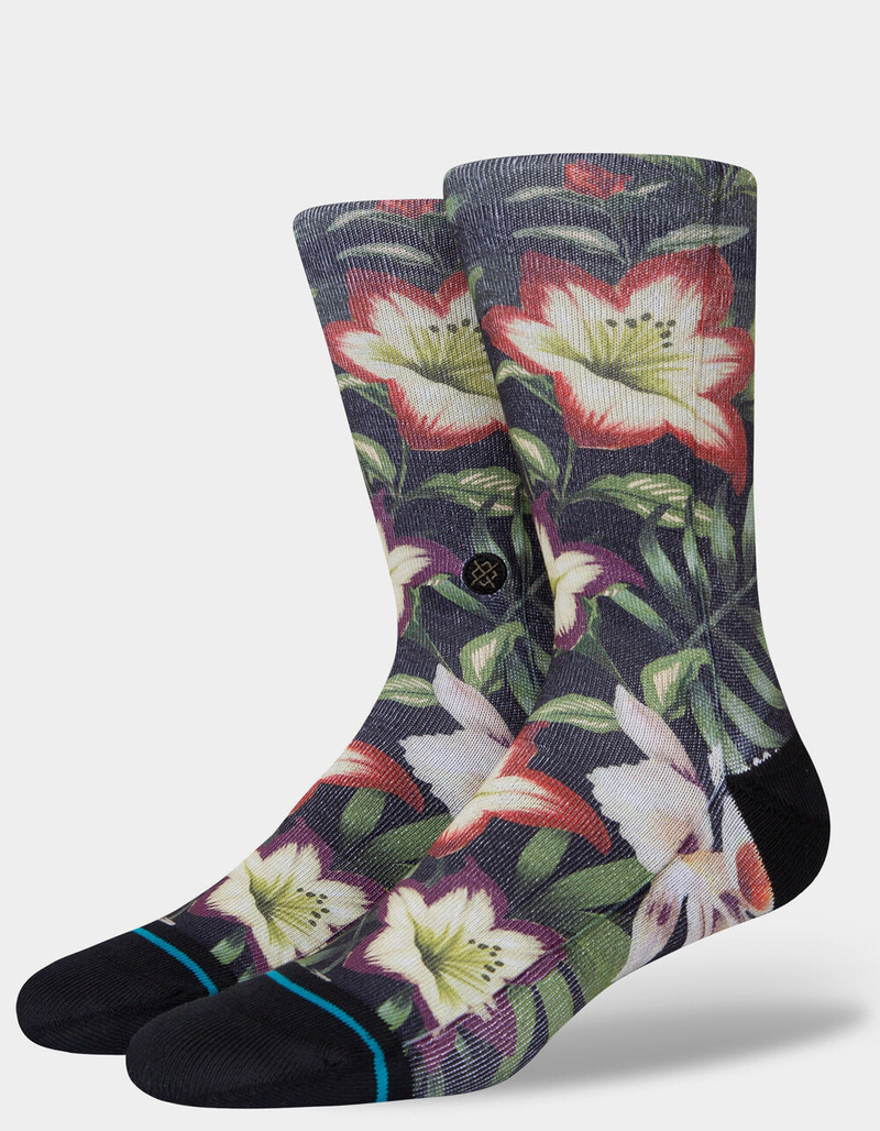 STANCE Variegate Mens Crew Socks - BLACK | Tillys