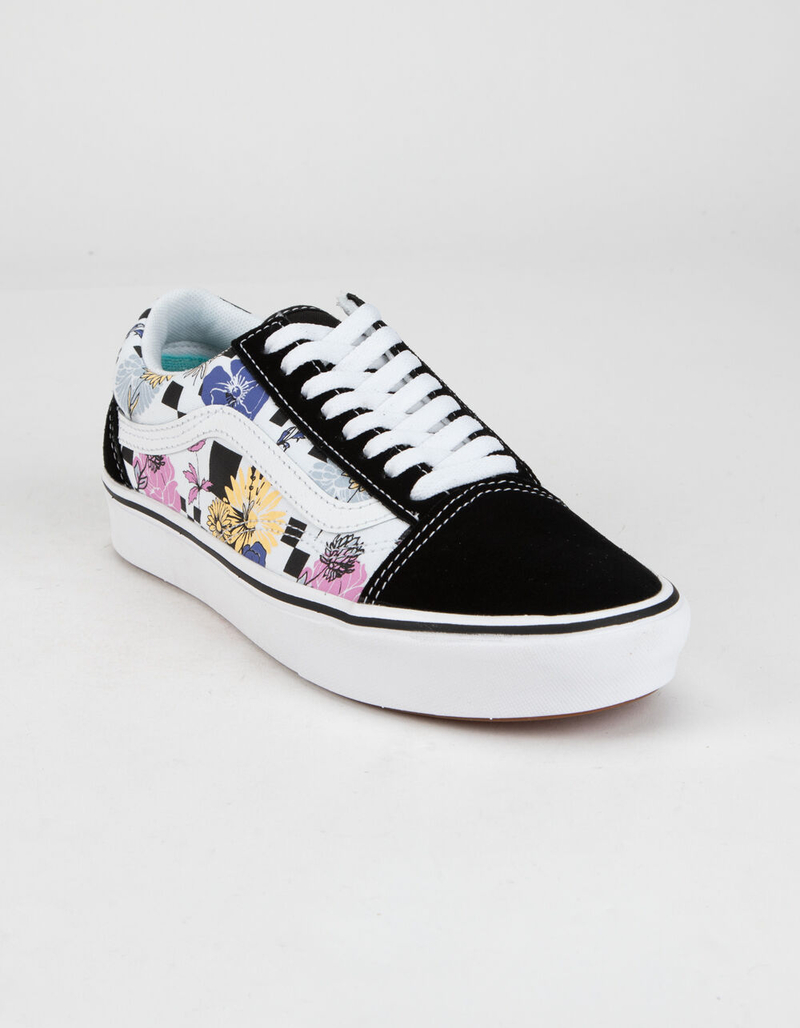 VANS x Tillys ComfyCush Old Skool Wildflower Womens Shoes - CHECKER ...