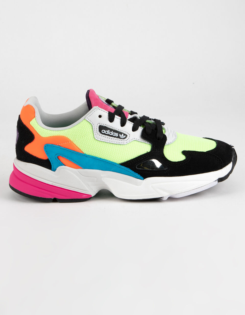 ADIDAS Falcon Hi-Res Yellow Womens Shoes - HI-RES YELLOW/CORE BLACK - 6 ...
