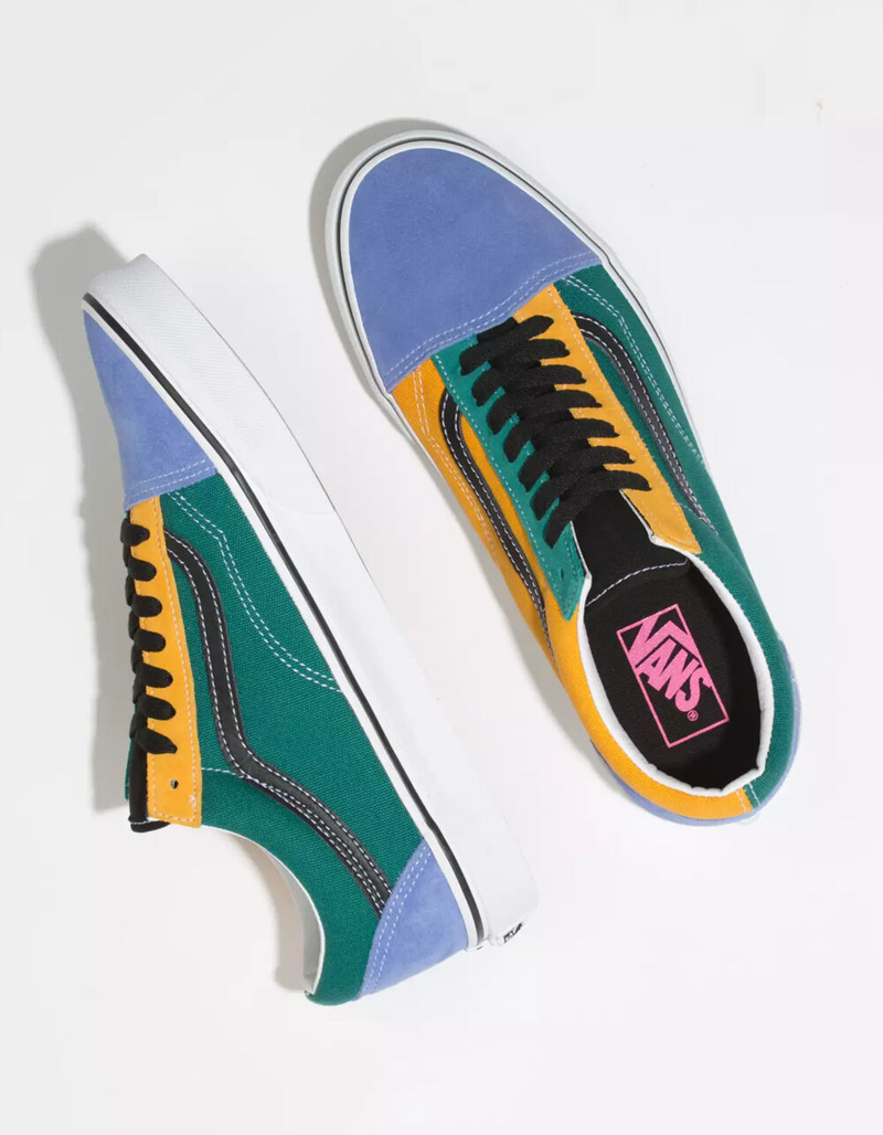 VANS Mix & Match Old Skool Cadmium Yellow & Tidepool Shoes - CADMIUM ...