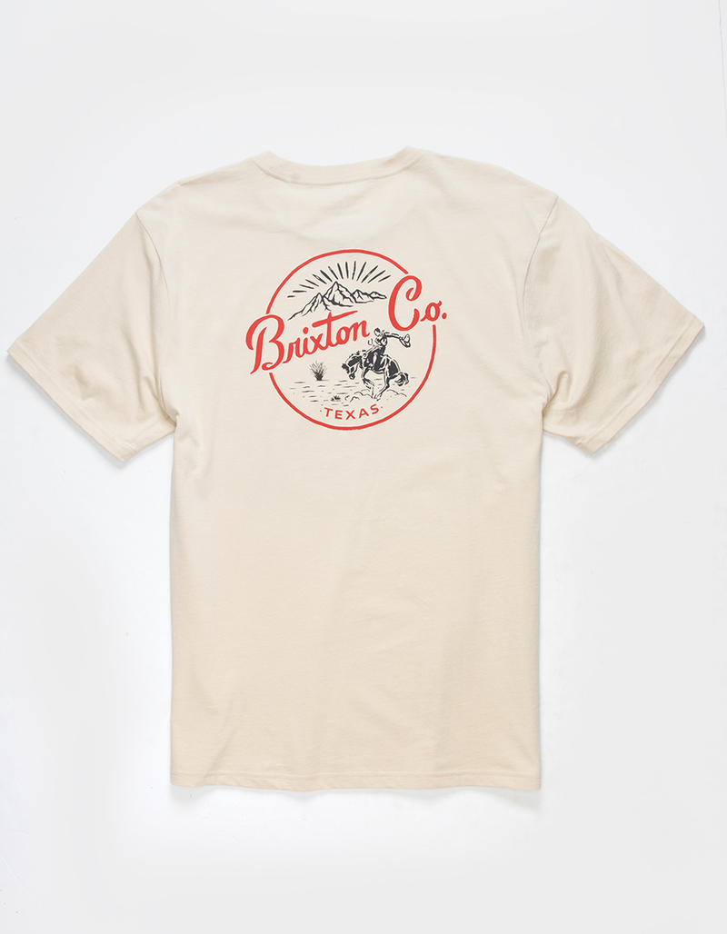 BRIXTON Token Texas Mens Tee - CREAM | Tillys