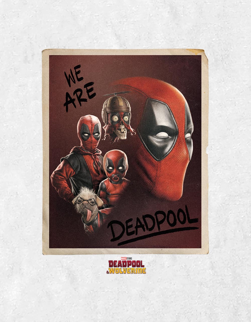 DEADPOOL & WOLVERINE We Are Deadpool Card Unisex Tee - WHITE | Tillys