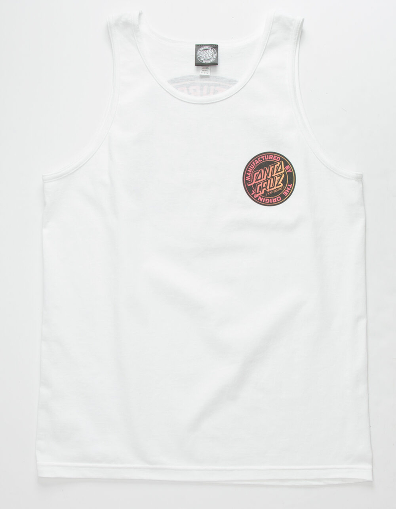 SANTA CRUZ MFG Fade Mens Tank Top - WHITE | Tillys
