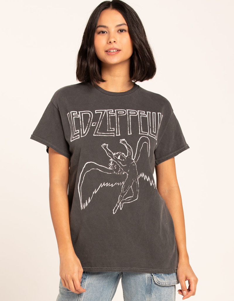 FULL TILT Led Zeppelin Womens Boyfriend Tee - GRAY | Tillys