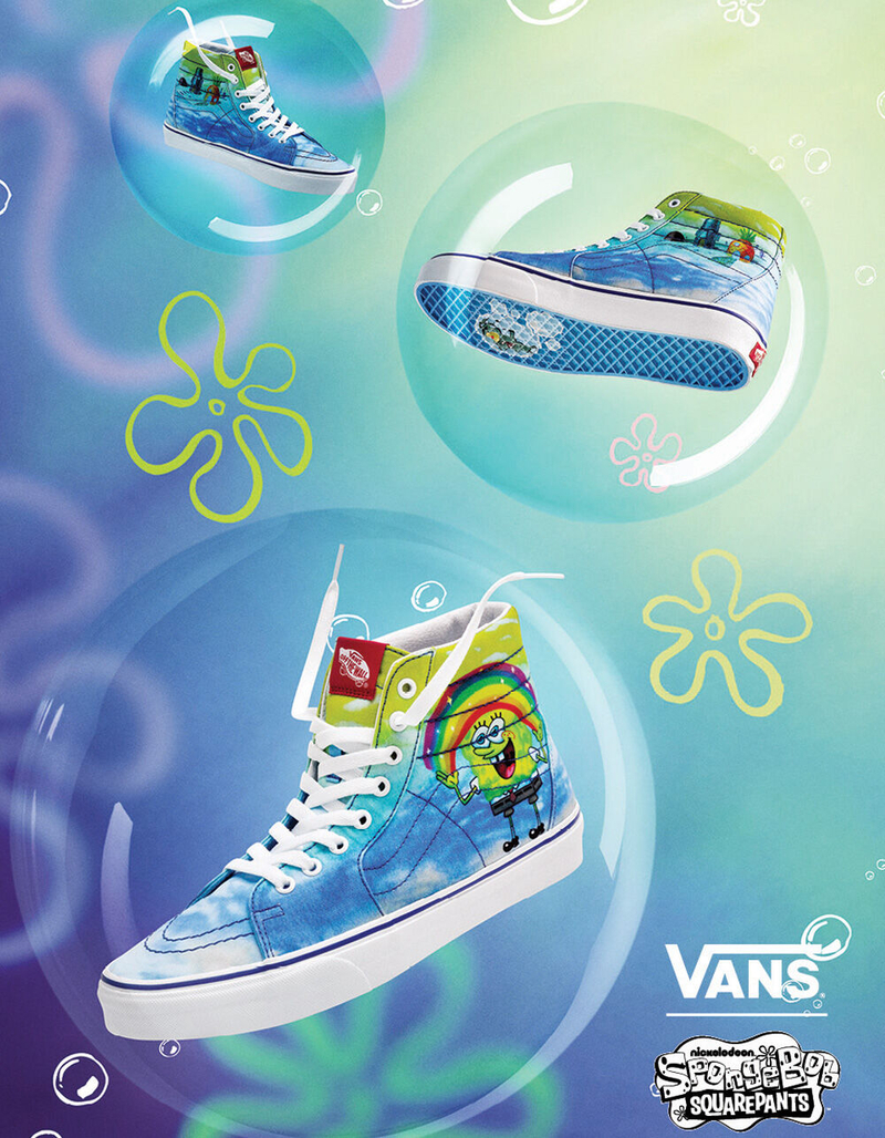 VANS x SpongeBob SquarePants Sk8 Hi Shoes - MULTI | Tillys