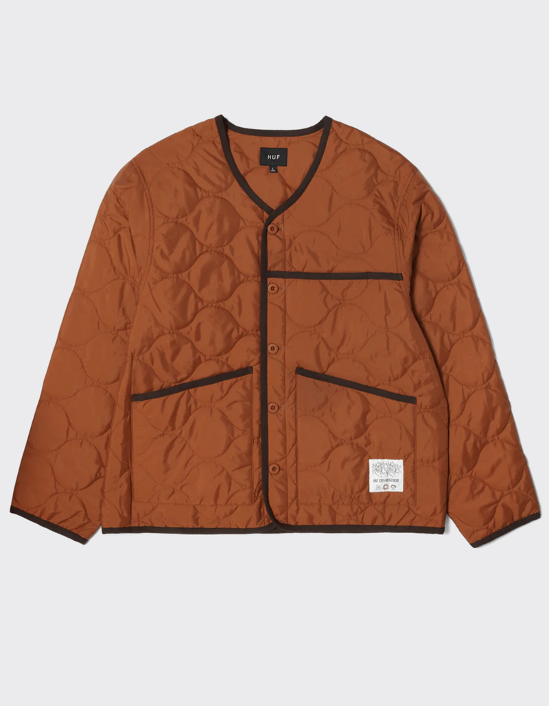 HUF Movement Liner Mens Jacket - RUST | Tillys