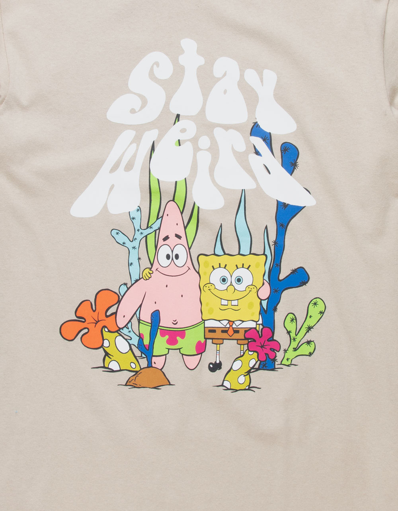 RSQ x SpongeBob Stay Weird Mens Tee - KHAKI | Tillys