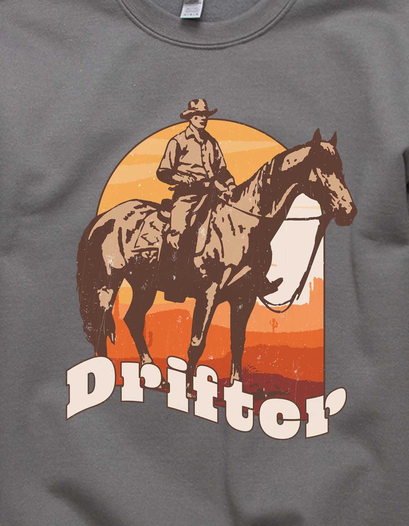 DESERT Cowboy Drifter Unisex Crewneck Sweatshirt - CHARCOAL - M | Tillys