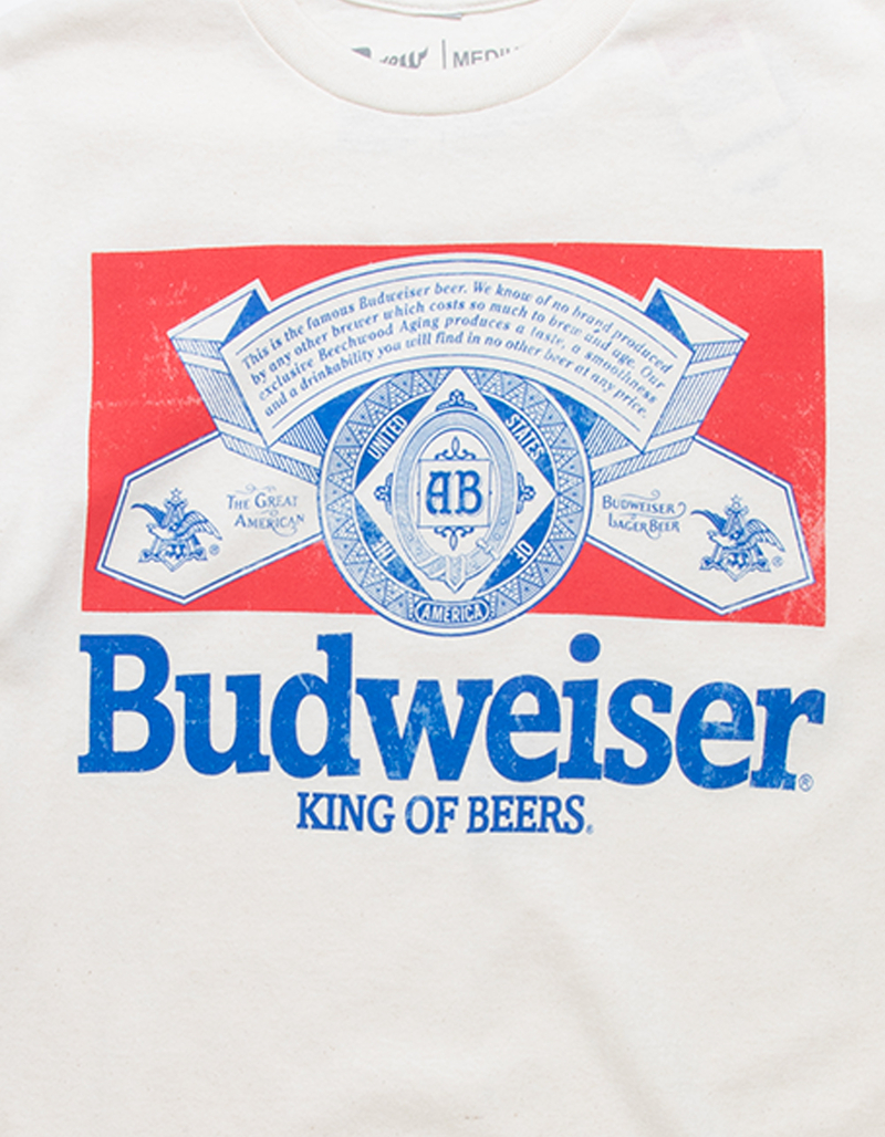 BUDWEISER Half Bud 1969 Label Mens Tee - NATURAL | Tillys