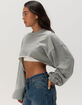 NIKE Sportswear Womens Oversized French Terry Shrug - HEATHER GRAY | Tillys