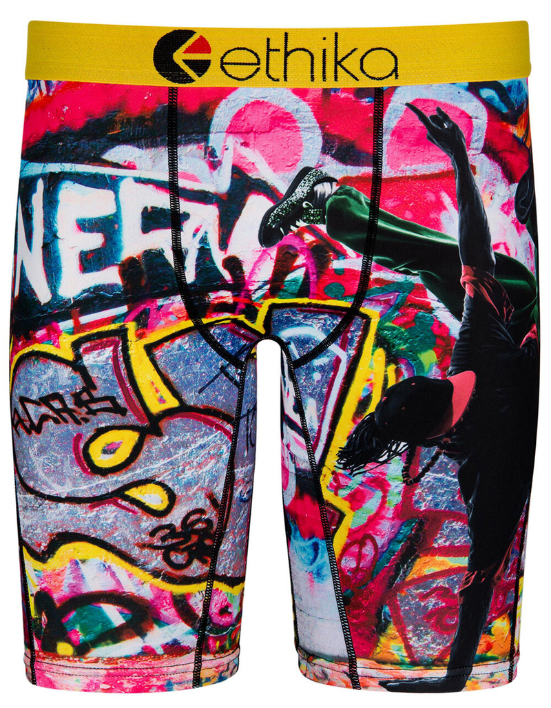 ETHIKA L-Kick Mens Boxer Briefs - BLACK COMBO | Tillys