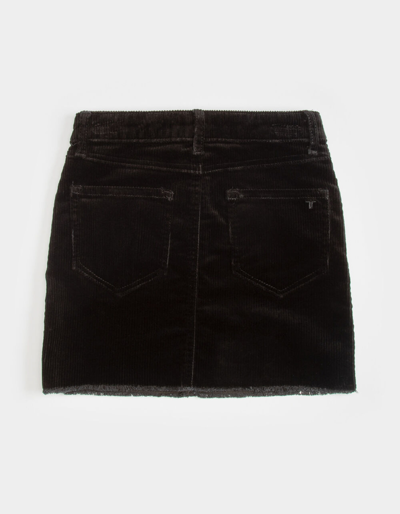 TRACTR Yoke Girls Corduroy Skirt - BLACK - 12 | Tillys