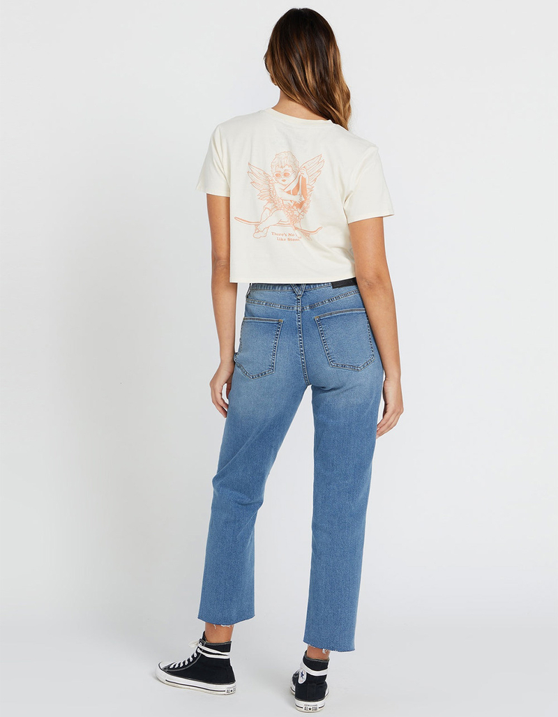 VOLCOM Stoned Straight Womens Jeans - MED BLAST - 28 | Tillys