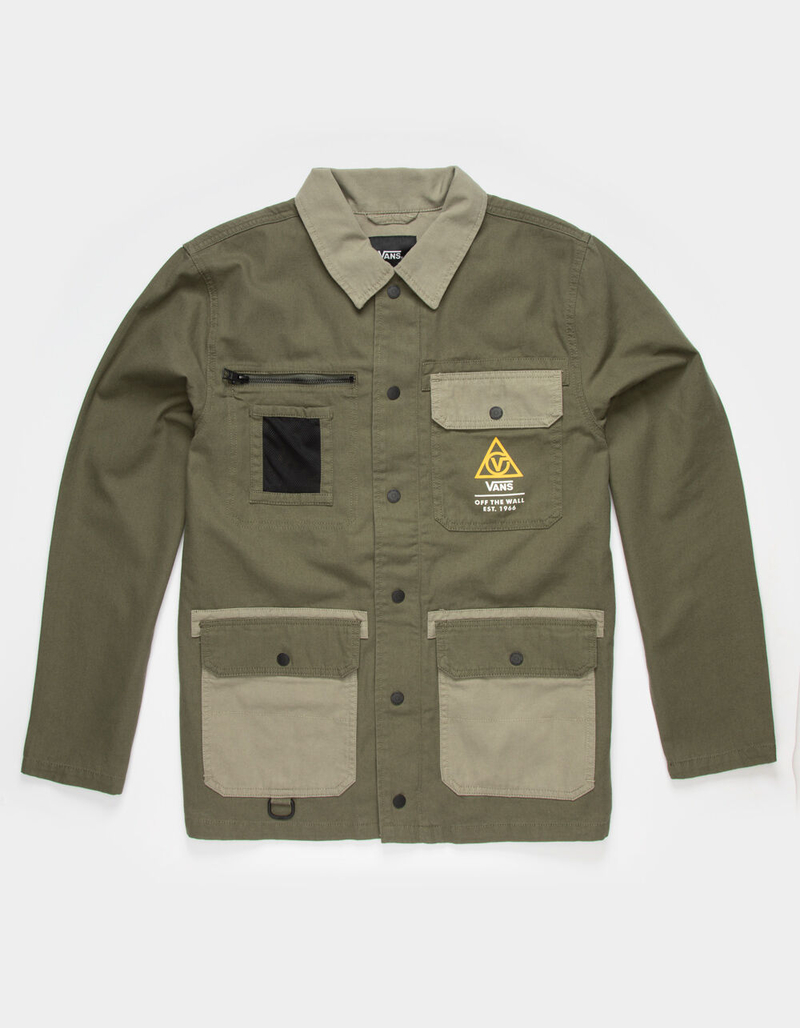 VANS Drill Chore Mens Military Jacket - ARMY - L | Tillys
