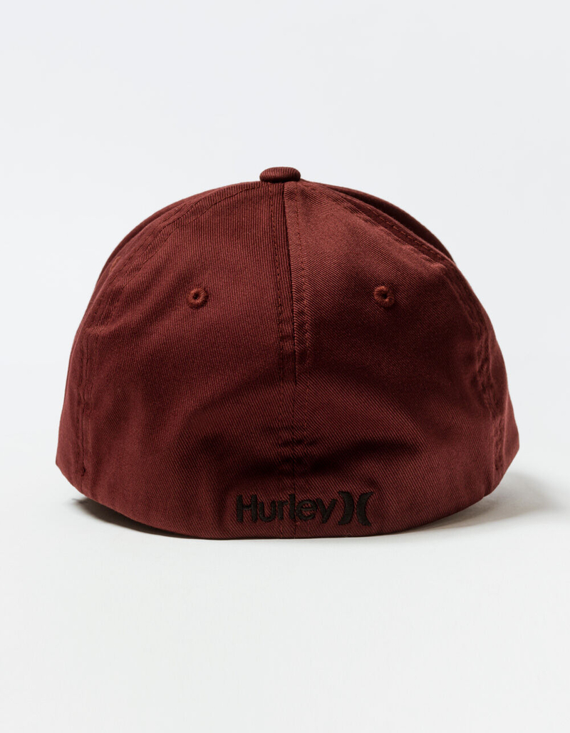 HURLEY Roberts Mens Flexfit Hat - BURGUNDY - L/XL | Tillys
