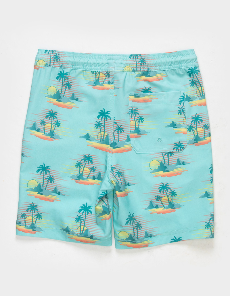 BLUE CROWN Island Fade Boys Swim Shorts - MARINE - S | Tillys