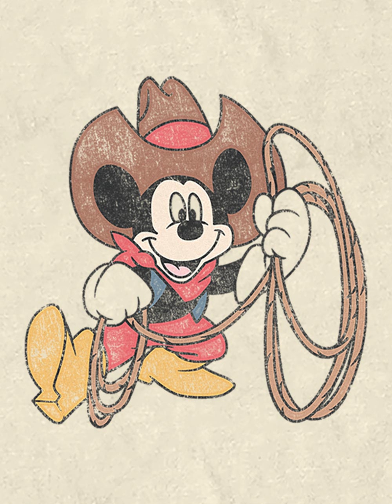 DISNEY Cowboy Mickey Mouse Unisex Tee - NATURAL - M | Tillys
