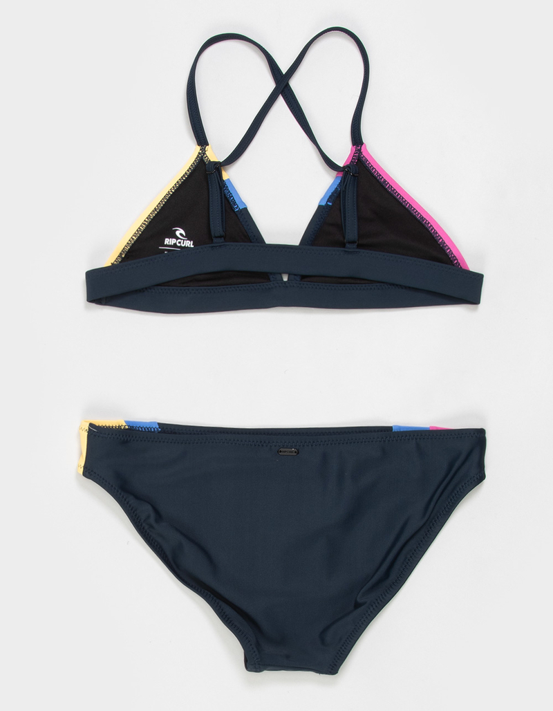 RIP CURL Block Party Girls Bikini Set - NAVY COMBO - 10 | Tillys