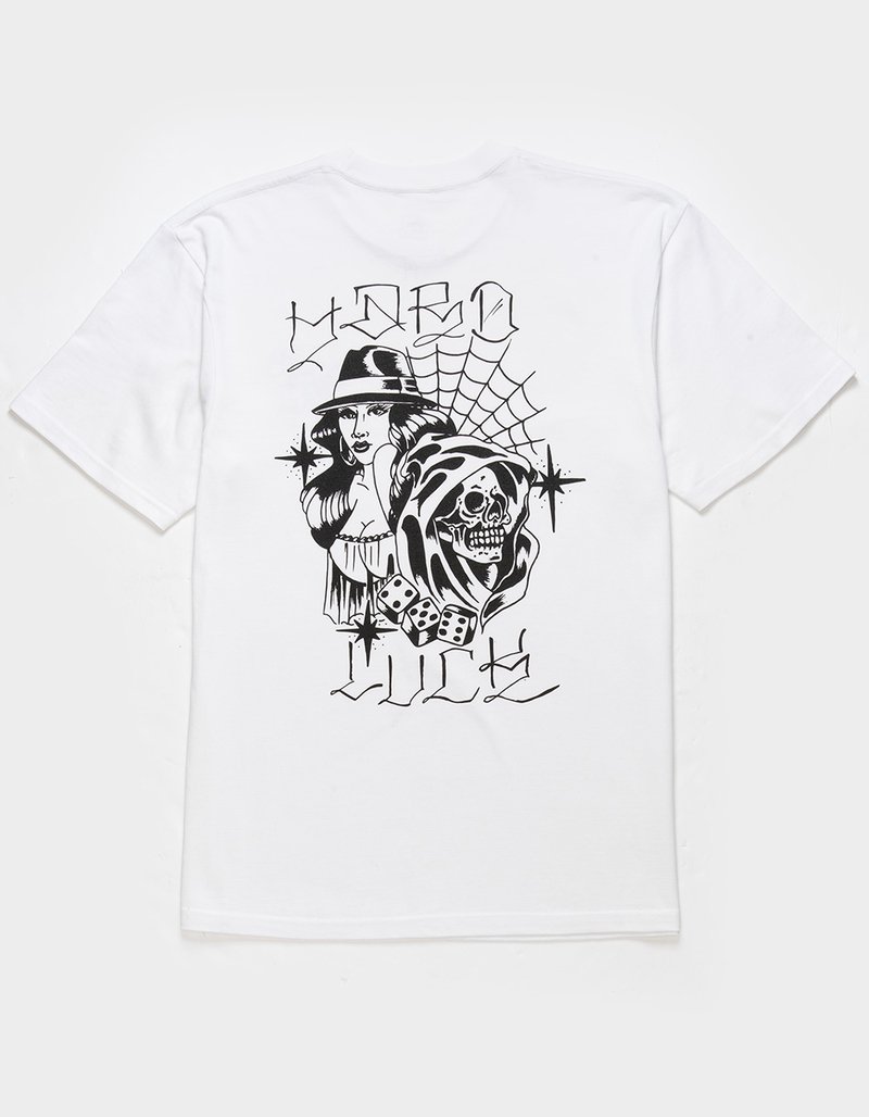 HARD LUCK Bella Muerte Mens Tee - WHITE - XXL | Tillys