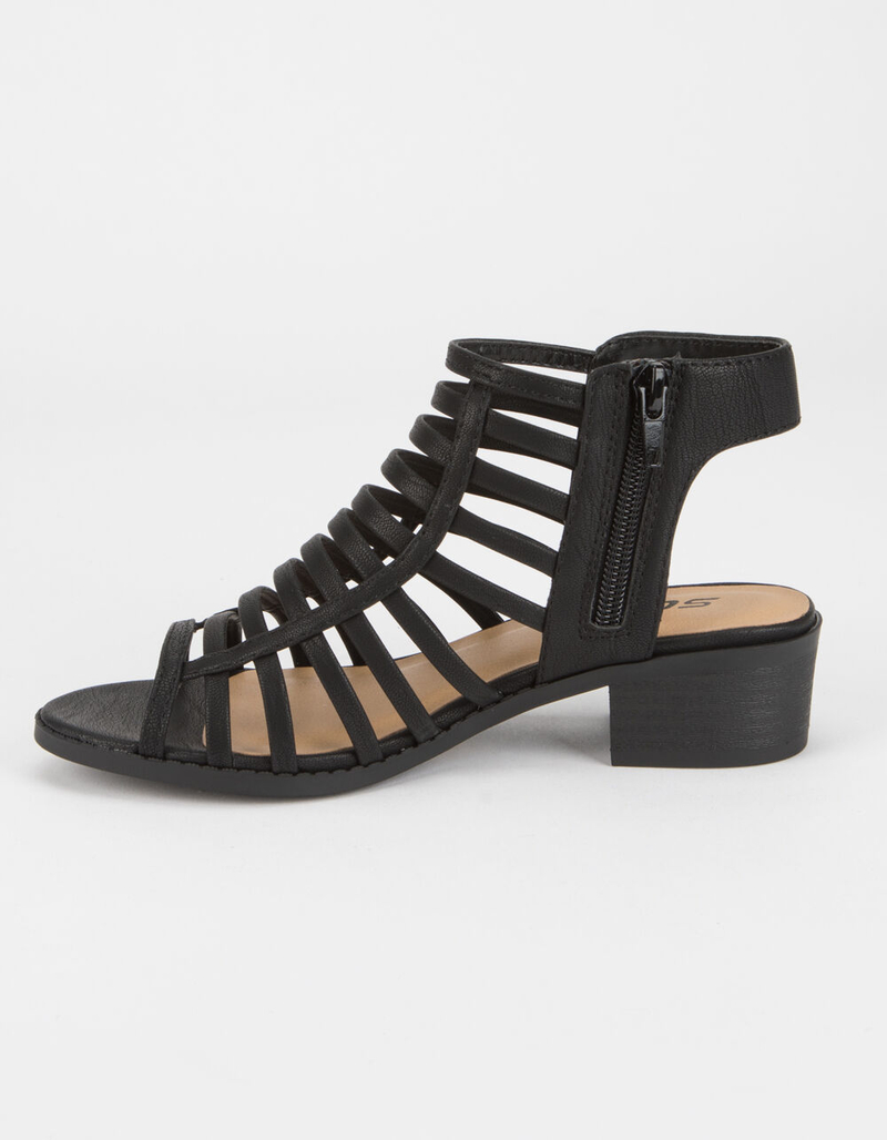 SODA Depth Black Girls Heeled Sandals - BLACK | Tillys