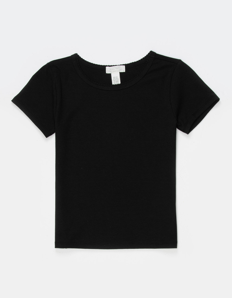 FULL TILT Essentials Girls Baby Tee - BLACK | Tillys