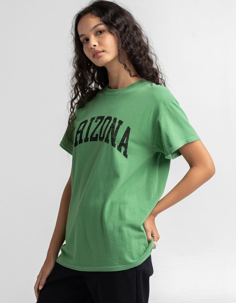 FULL TILT Arizona Womens Oversized Tee - GREEN - M | Tillys