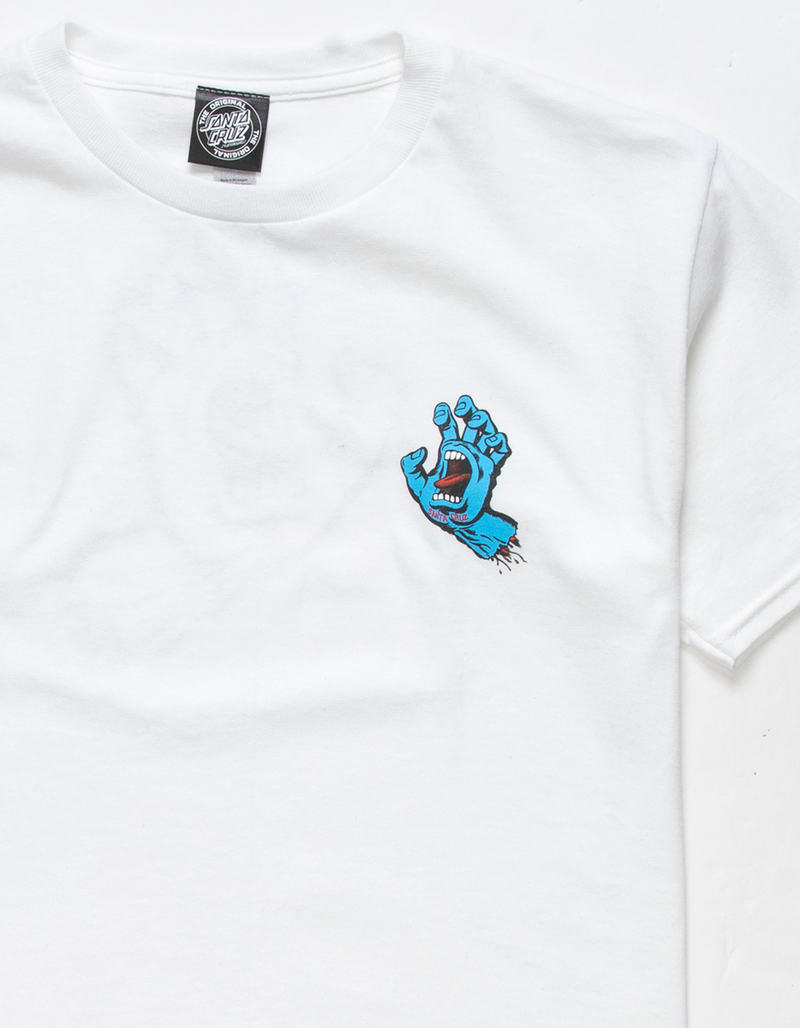 SANTA CRUZ Screaming Hand Boys Tee - WHITE | Tillys