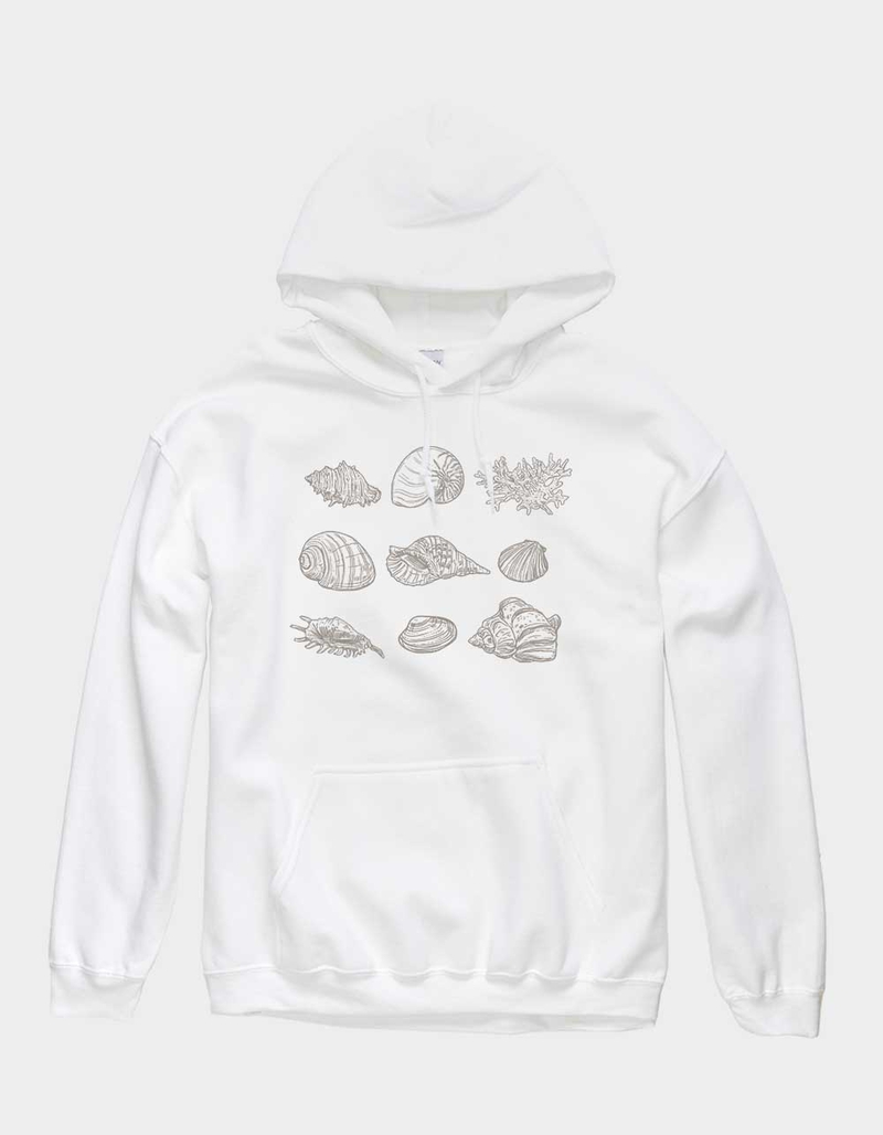 SHELL Collage Unisex Hoodie - WHITE | Tillys