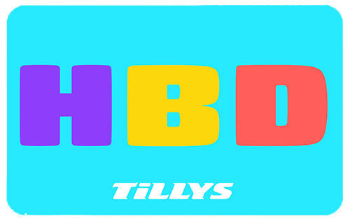 Gift Card - HBD Color - 28HBD Color | Tillys
