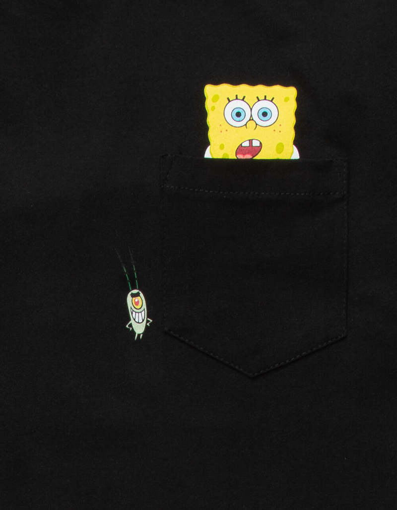 VANS x SpongeBob SquarePants Spotlight Mens Pocket T-Shirt - BLACK ...