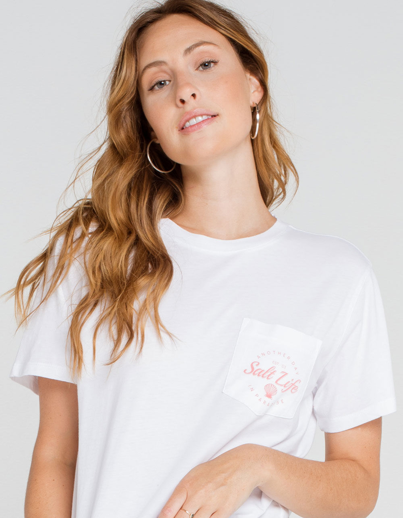 SALT LIFE Mermaid Life Womens Tee - WHITE | Tillys
